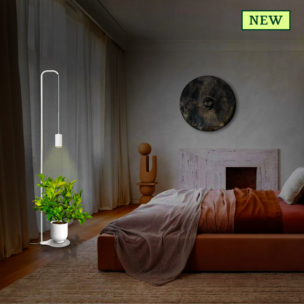 Aspect Citrus Grow Light with Stello Pendant Stand Set - Via Citrus